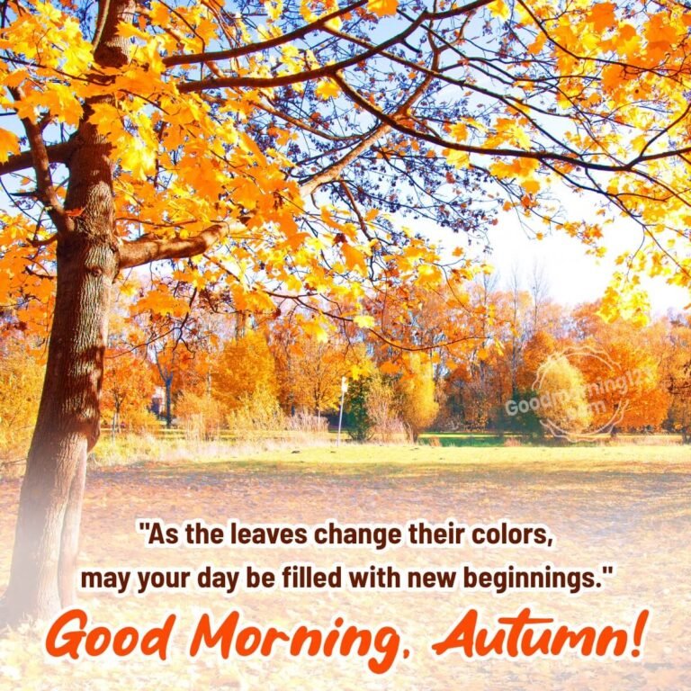 90+ Good Morning Fall Images And Gifs