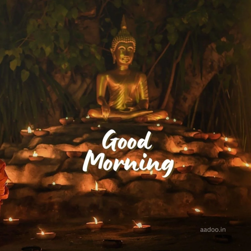 Good Morning Buddha Images, Wishes & Greetings