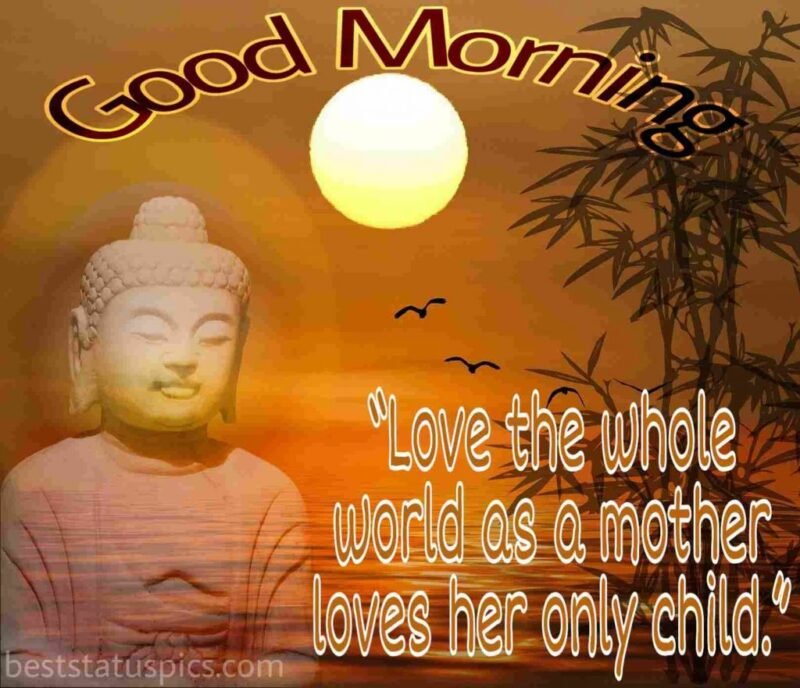 Good Morning Buddha Images, Wishes & Greetings