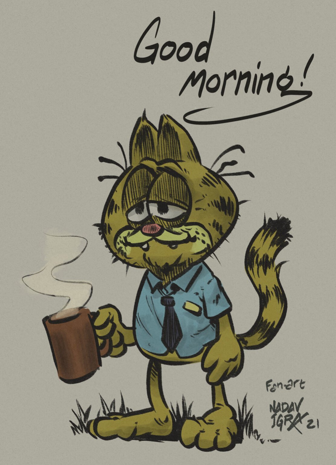 Good Morning Garfield Images And GIFs