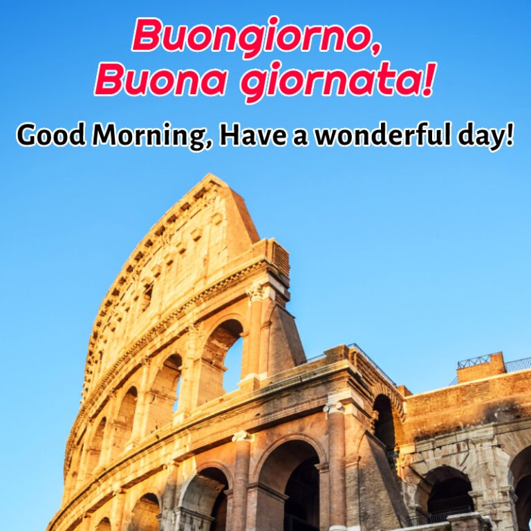 Good Morning Italian Images, Wishes & Greetings