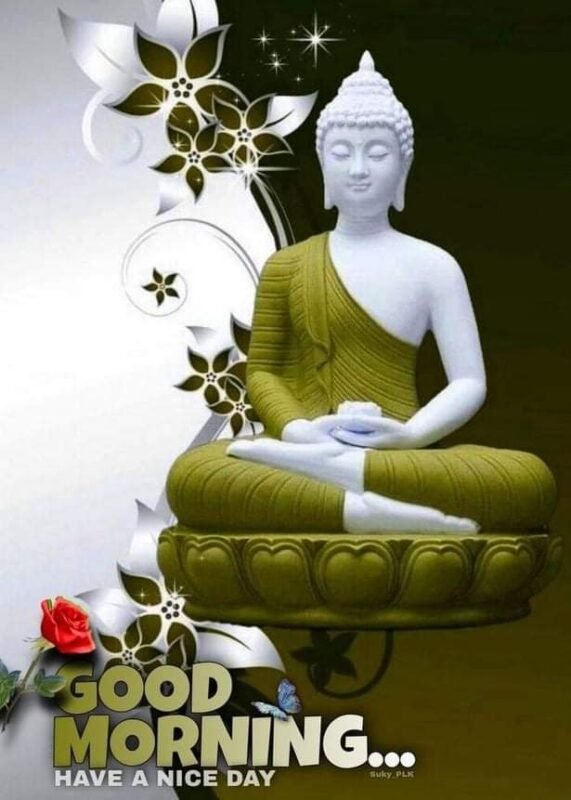 Good Morning Buddha Images, Wishes & Greetings