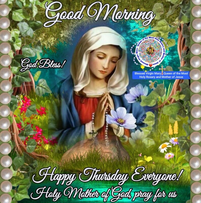 Good Morning Mother Mary Images, Wishes & Greetings