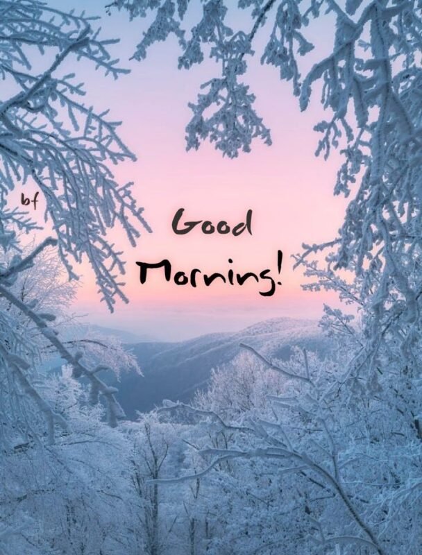 Good Morning Winter Images, Wishes, Greetings & GIFs