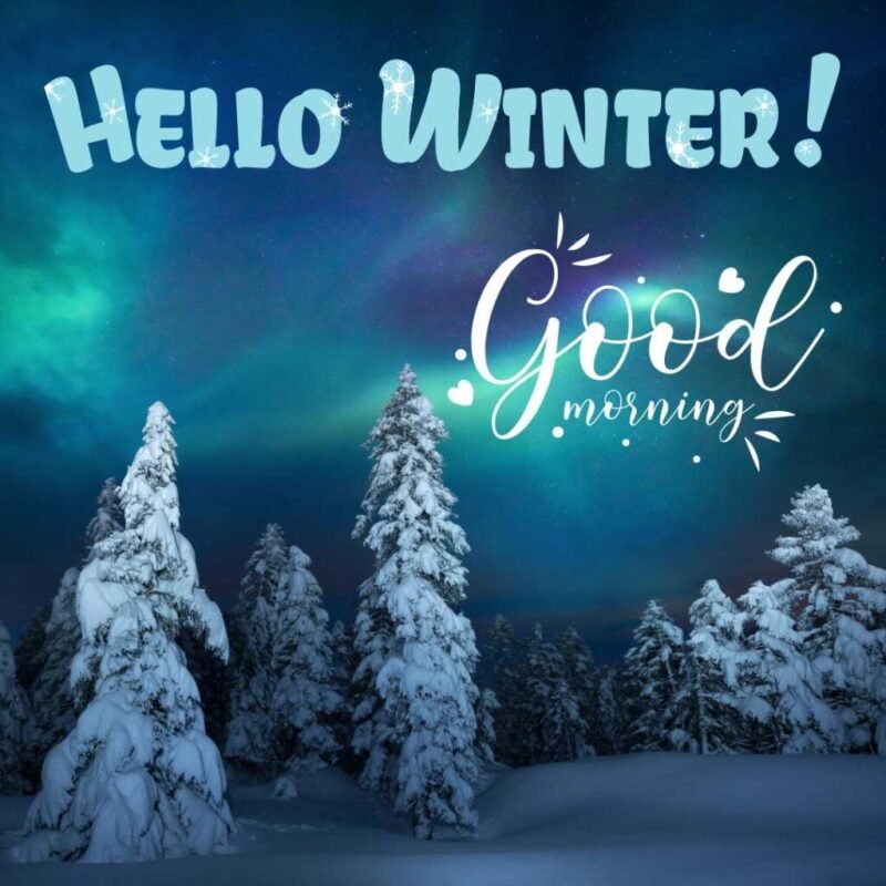 Good Morning Winter Images, Wishes, Greetings & GIFs