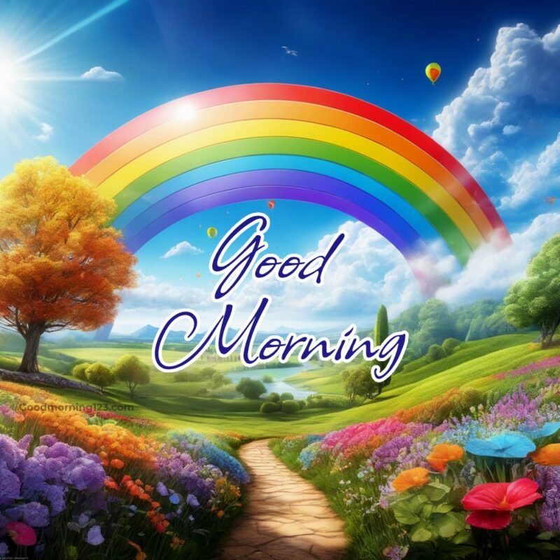 Good Morning Rainbow Images, Wishes & Greetings