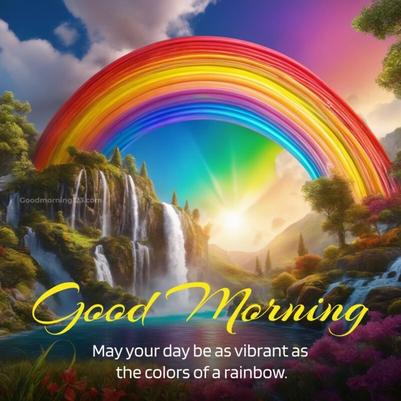 Good Morning Rainbow Images, Wishes & Greetings