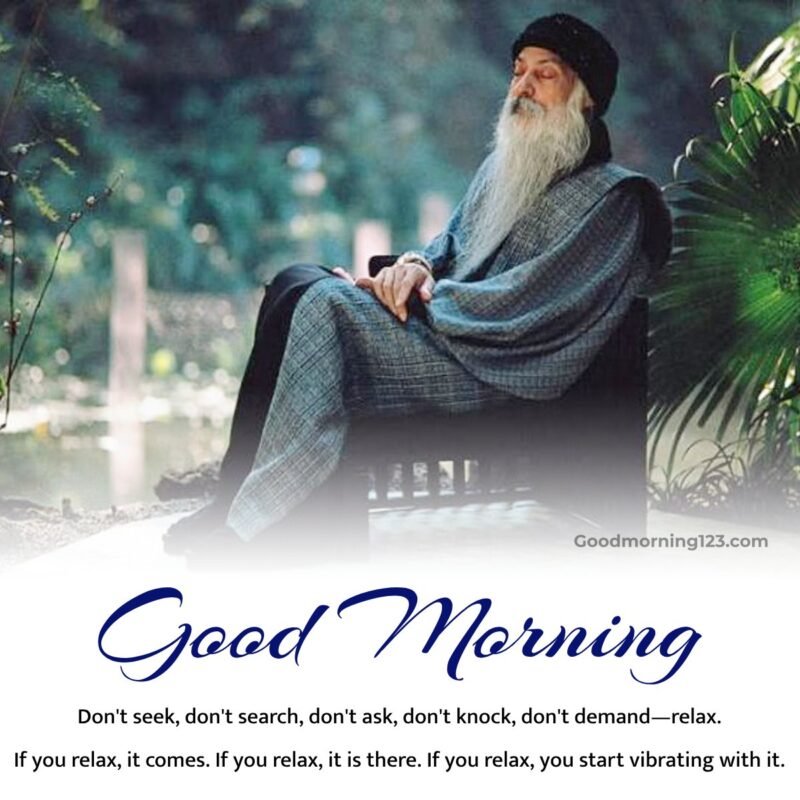 Morning Serenity with Osho: Quotes and Images to Inspire
