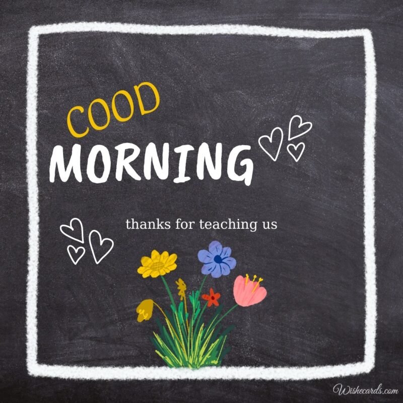 Good Morning Images And Wishes For Our Respected Teachers