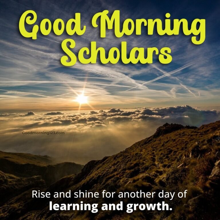 Good Morning Images And Greetings For Students