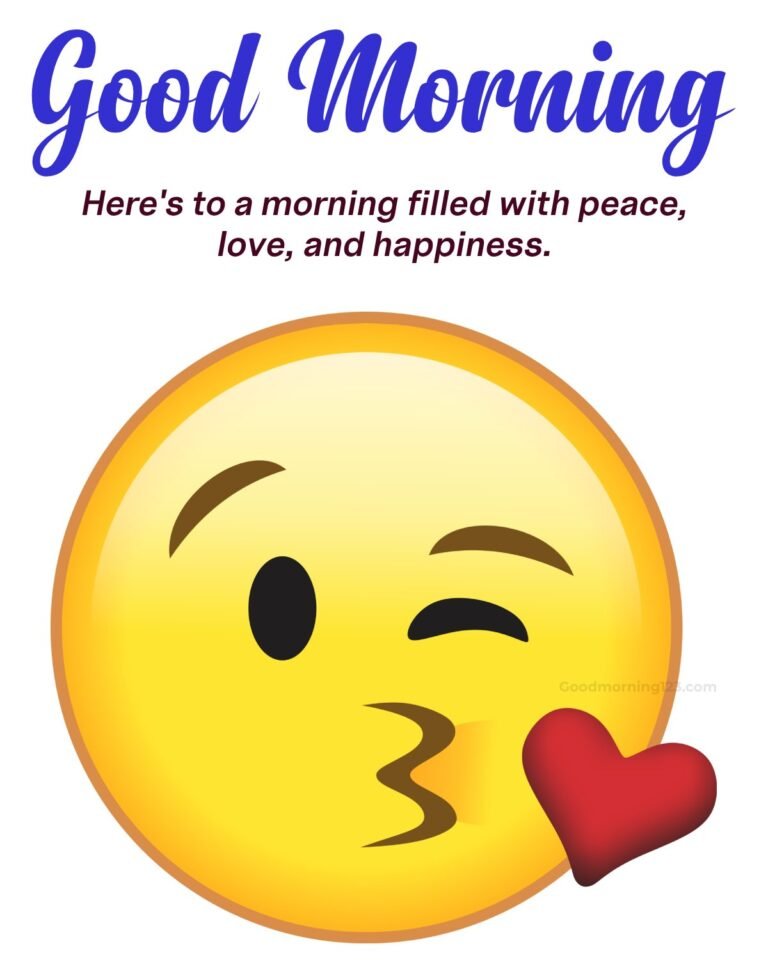 Start Your Day with Smiles: Good Morning Emoji Images