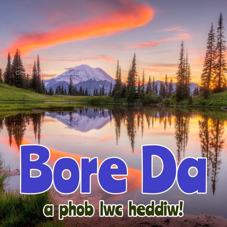 Good Morning Images & Messages In Welsh
