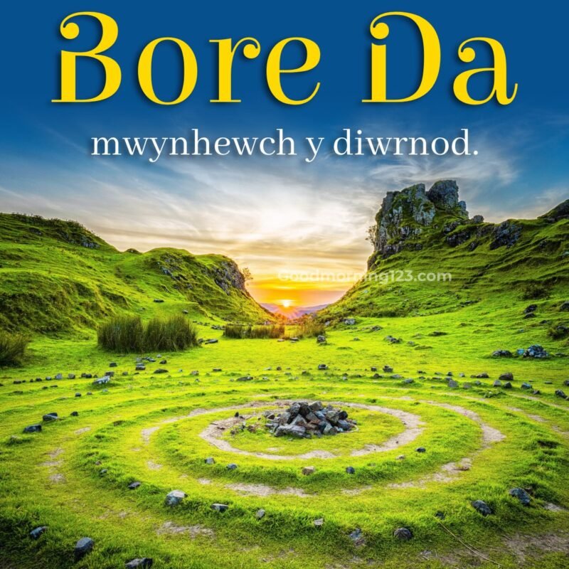 Good Morning Images & Messages In Welsh