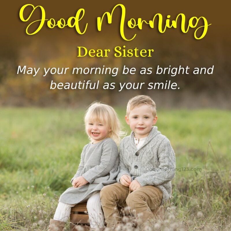 Good Morning Sister Wishes, Images And Gifs