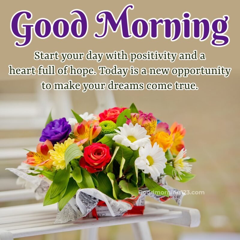 250+ Good Morning Flowers Wishes, Images And Gifs
