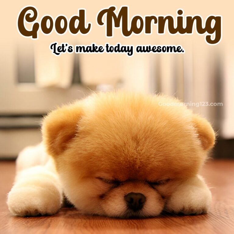 Start Your Day with Adorable Good Morning Puppies Images