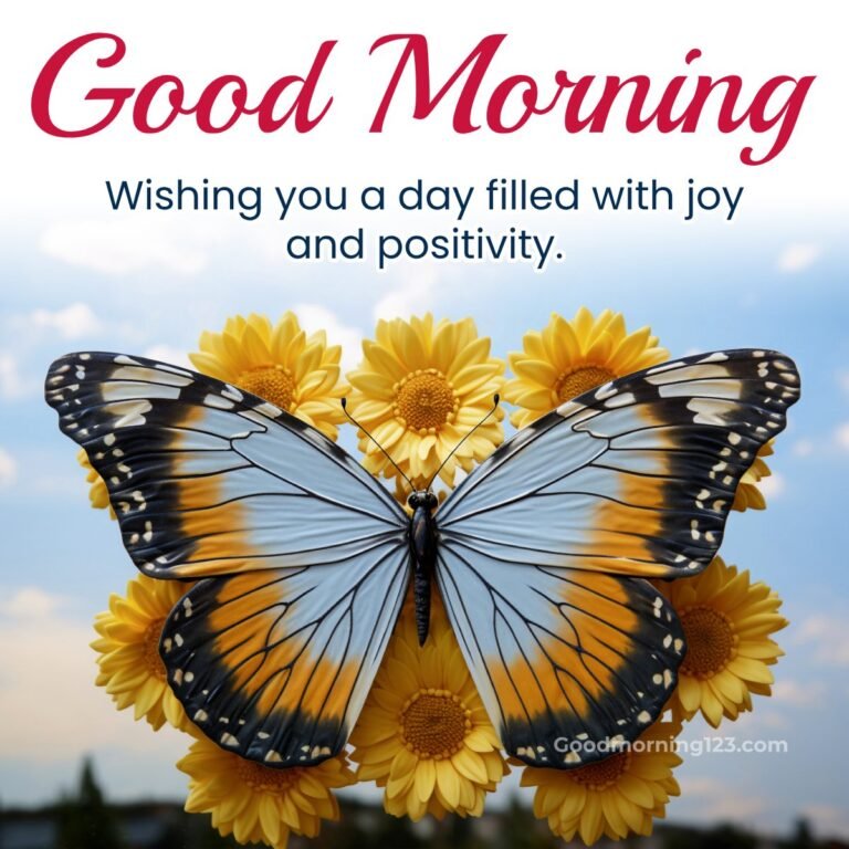Beautiful Butterfly Good Morning GIFs And Photos