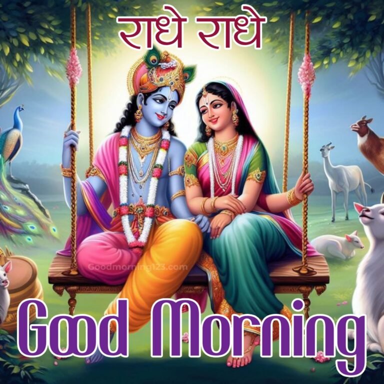 Good Morning Radhe Radhe Images, Wishes & Greetings