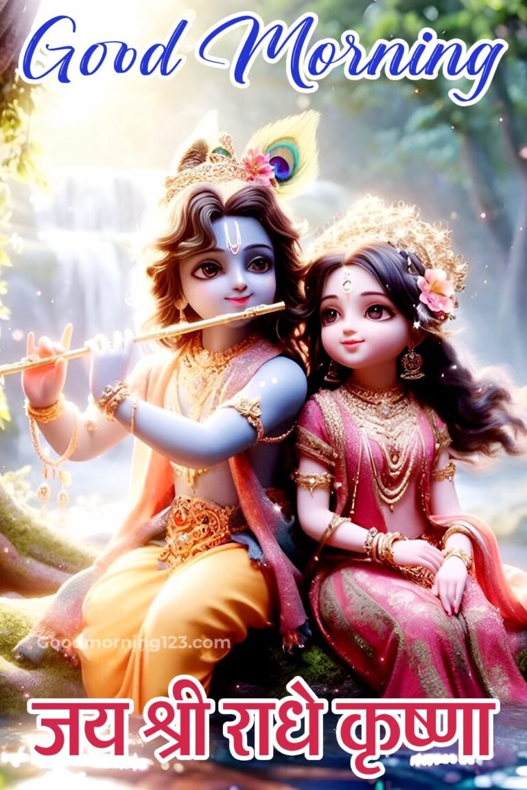 Good Morning Radha Krishna Images, Wishes & Greetings