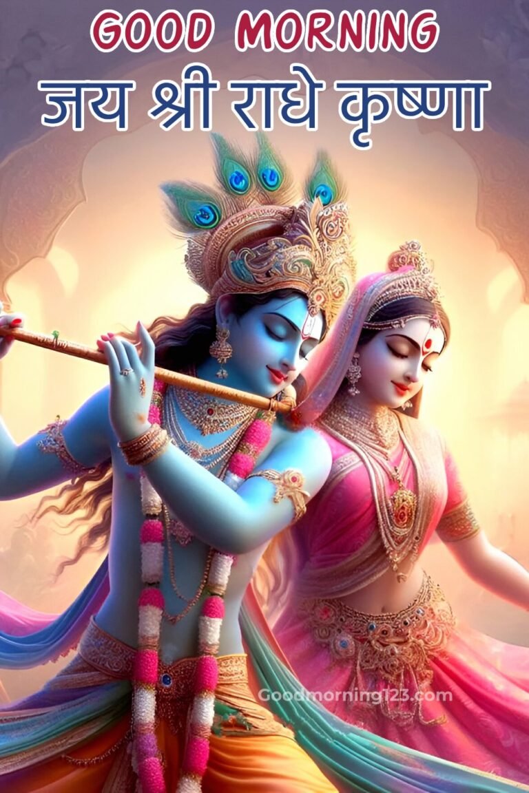 Good Morning Radha Krishna Images, Wishes & Greetings
