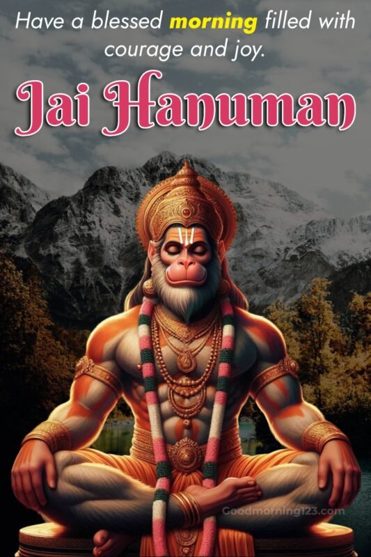 Good Morning Hanuman Ji Images, Wishes & Greetings
