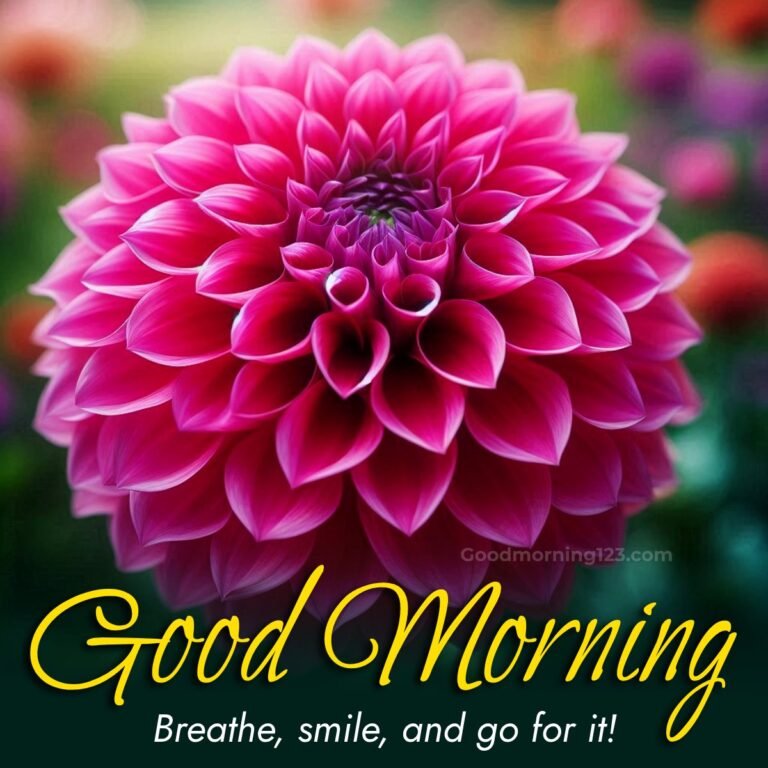 Good Morning Pink Flower Images, Wishes & Greetings